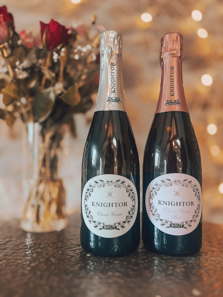 Wines & vermouth from Knightor Winery, Cornwall, England.